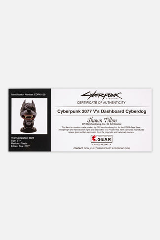 CYBERPUNK 2077 V'S DASHBOARD CYBERDOG – CD PROJEKT RED Gear Store - USA