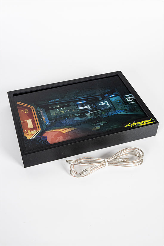 CYBERPUNK EDGERUNNERS DAVID'S APARTMENT SHADOWBOX – CD PROJEKT RED Gear ...