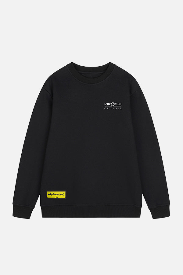 CYBERPUNK 2077 KIROSHI OPTICS TECHPRINT CREWNECK – CD PROJEKT RED Gear ...