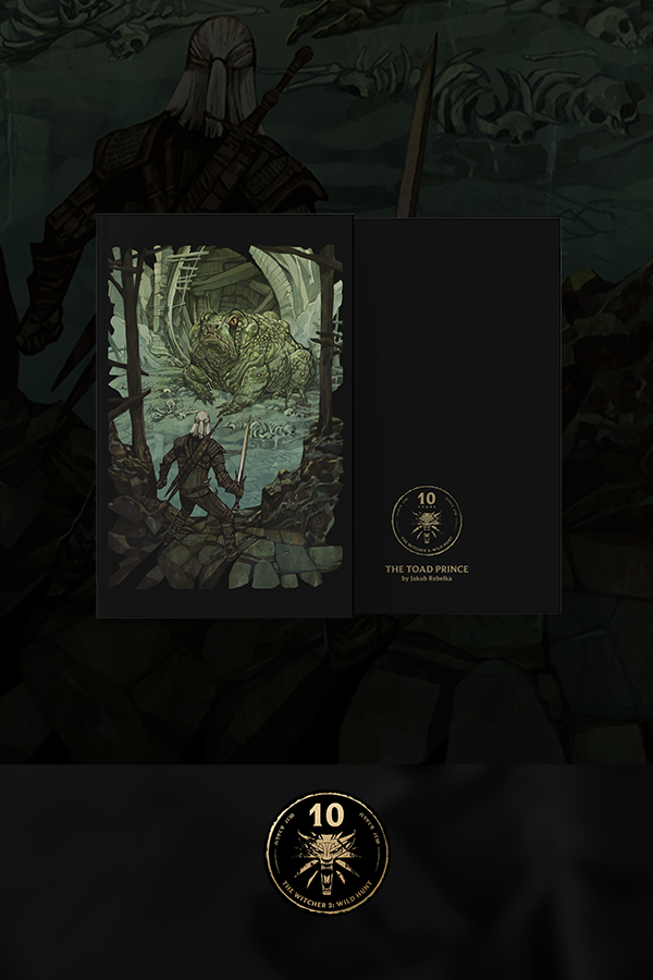 THE WITCHER 3: WILD HUNT 10TH ANNIVERSARY THE TOAD PRINCE NOTEBOOK – CD ...