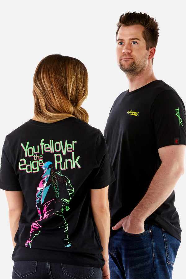 CYBERPUNK EDGERUNNERS NEON PUNK TEE | Cyberpunk T-Shirt – CD PROJEKT ...